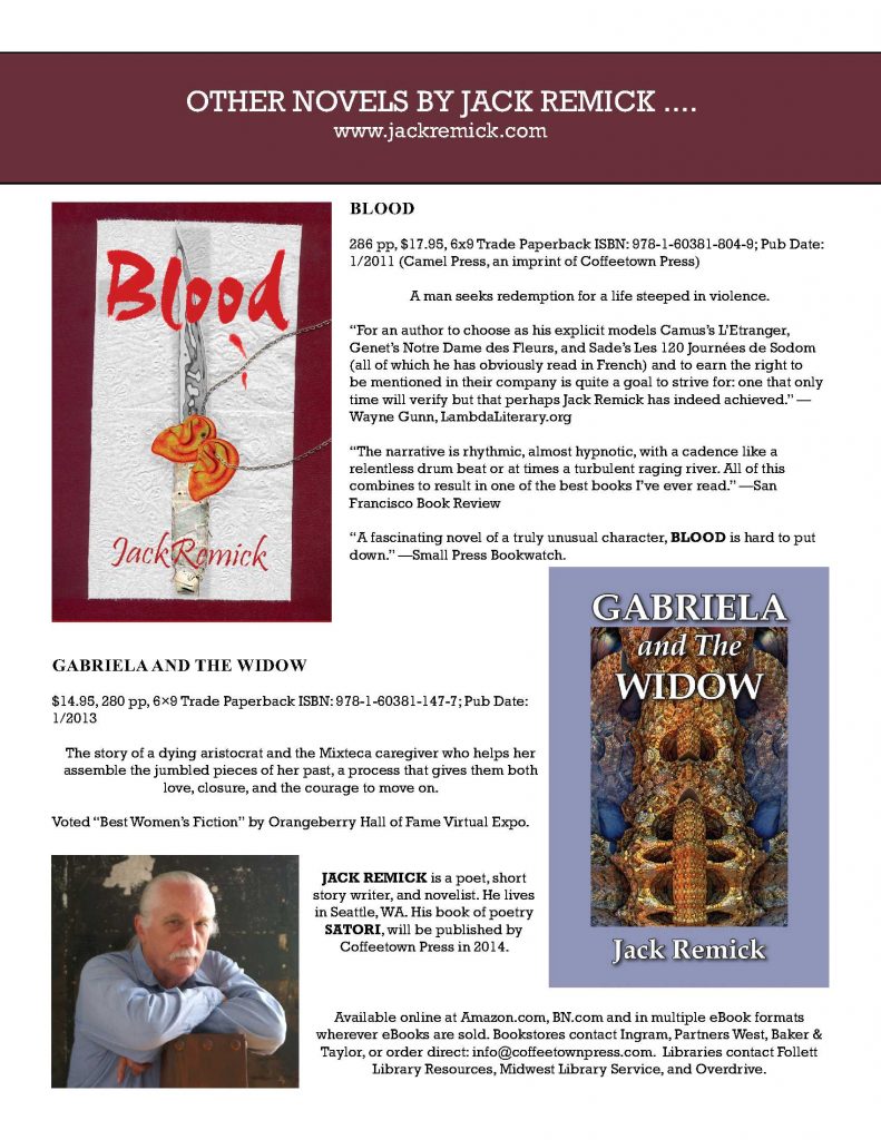 The Writing of Jack Remick | Blood the Novel and other Works